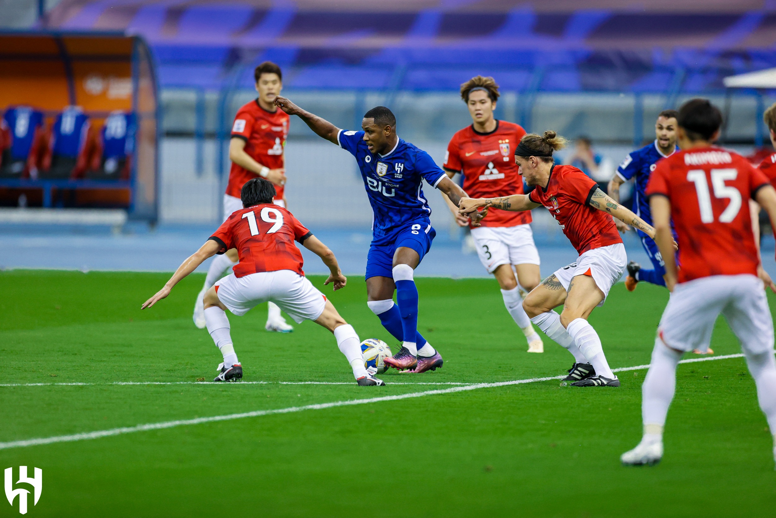 الهلال يتعادل مع أوراوا الياباني في نهائي #دوري_أبطال_آسيا